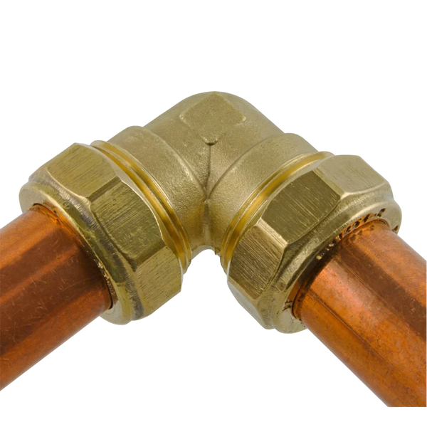 Brass Compression Equal Elbow 10mm