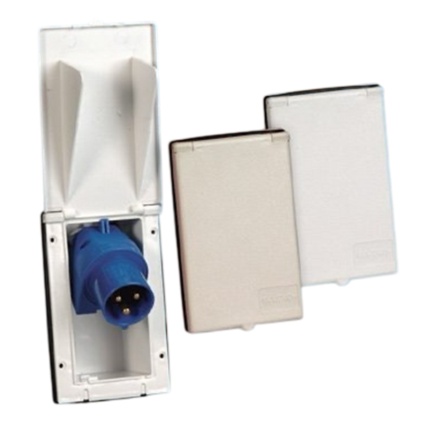 Mains Inlet Oblong White
