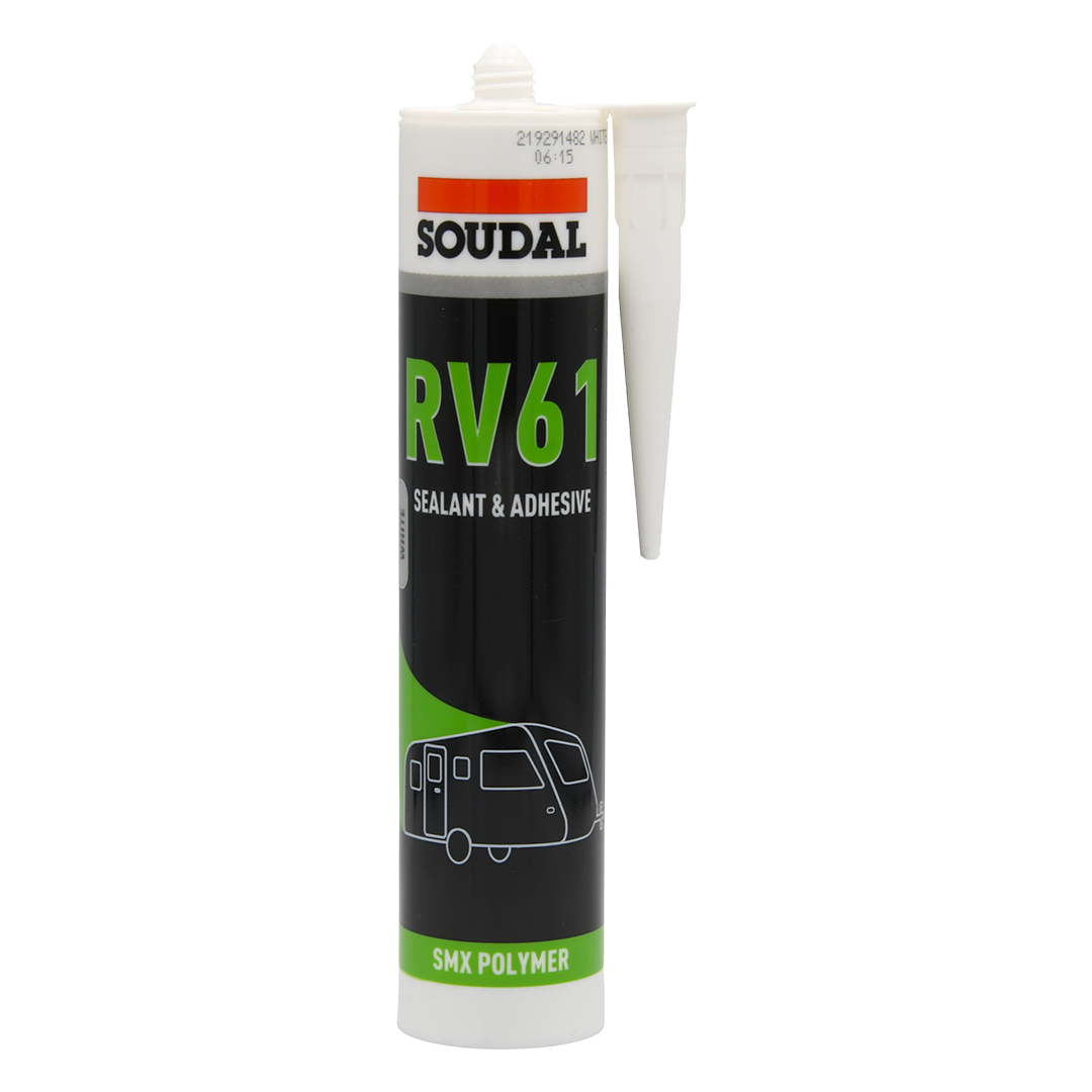 Soudal RV61 White Caravan Sealant & Bonding Adhesive 290ml – Thomas Touring