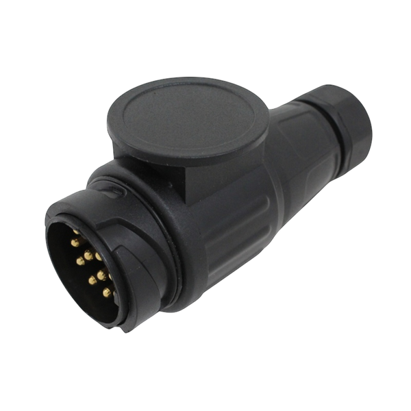 Vechline 13-Pin Euro Plug Connector for Trailers and Caravans