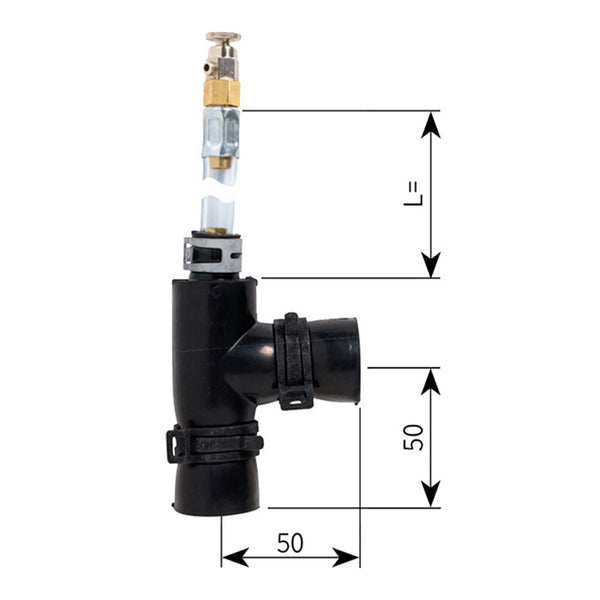 Alde Central Heating Elbow for Air Bleed Valve 1900-245