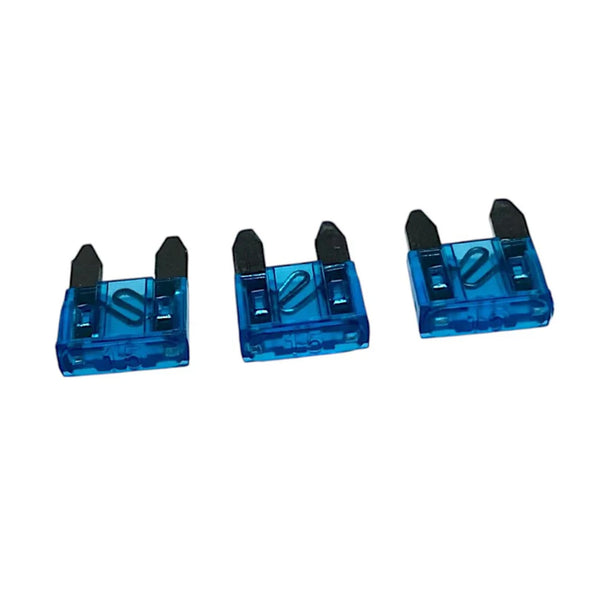 W4 15 Amp Mini Blade Fuses 37015 - Pack of 3
