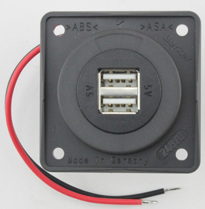 W4 Twin USB Charging Point - Anthracite – Thomas Touring