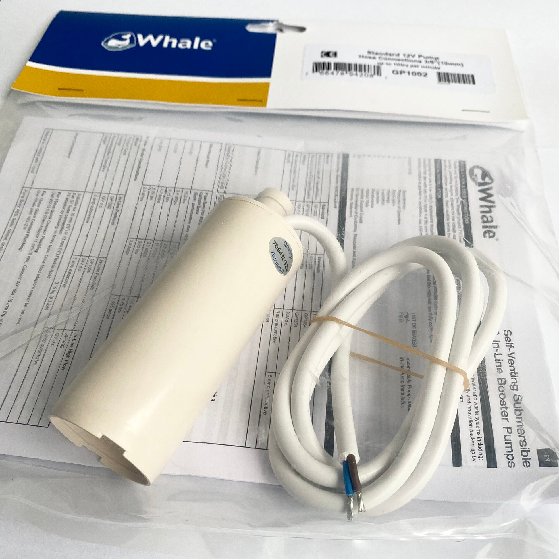 Whale Standard Submersible 12V Pump – Thomas Touring